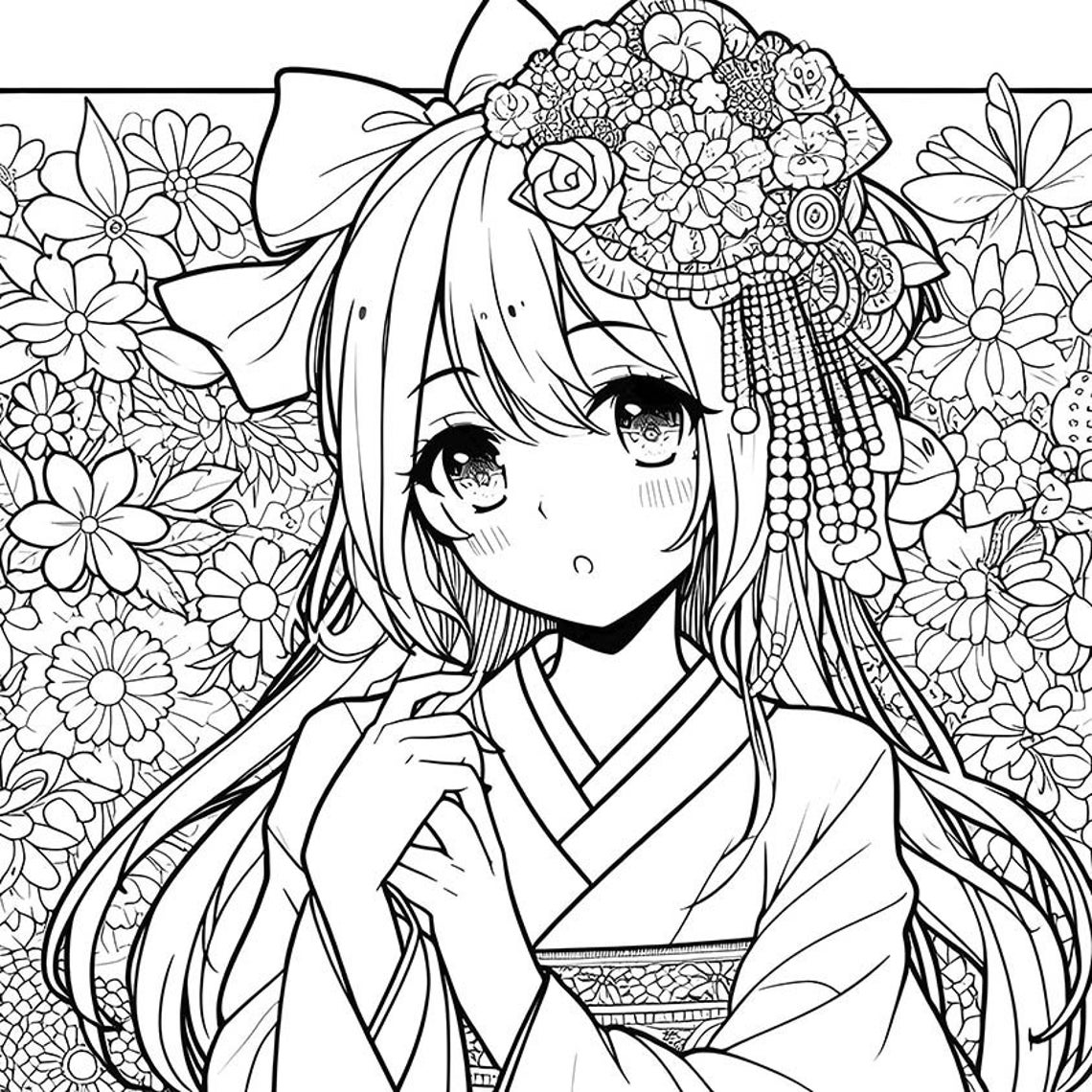 25 Anime Girl Coloring Pages, Anime Girls, Anime Style, Kawaii, Girls ...