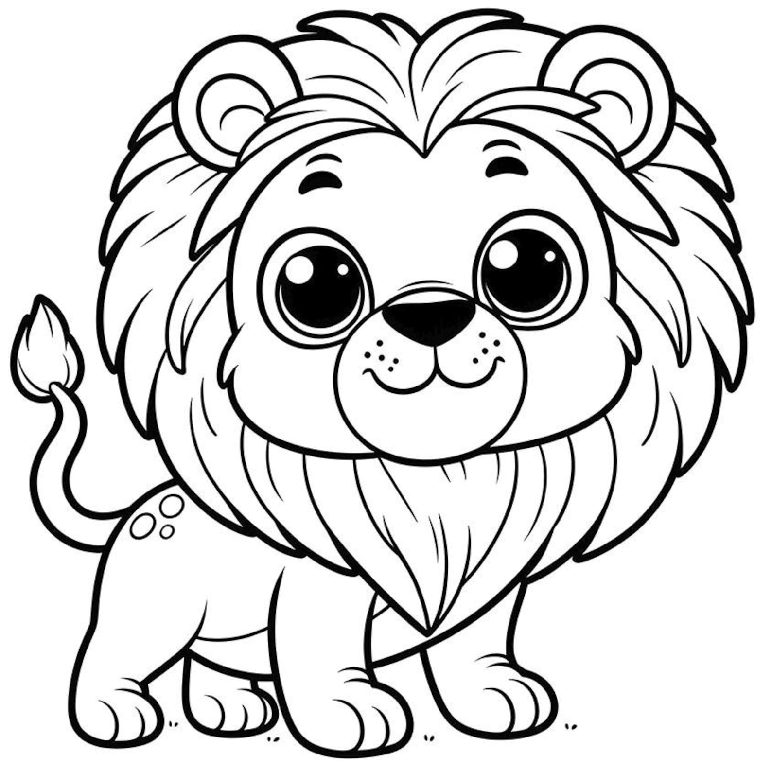 30 Cartoon Animal Coloring Pages, Animal Coloring, Printables, Coloring ...