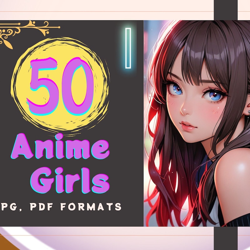 Anime Characters Poster - Etsy