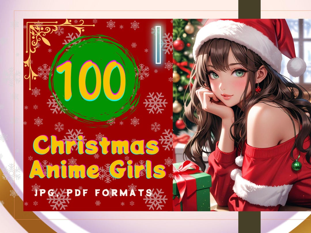 100 Christmas Anime Girls, Anime Art, Kawaii, Anime Characters ...