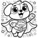 25 Super Pet Coloring Pages, Coloring Pets, Dogs, Cats, Heroes, Kids ...