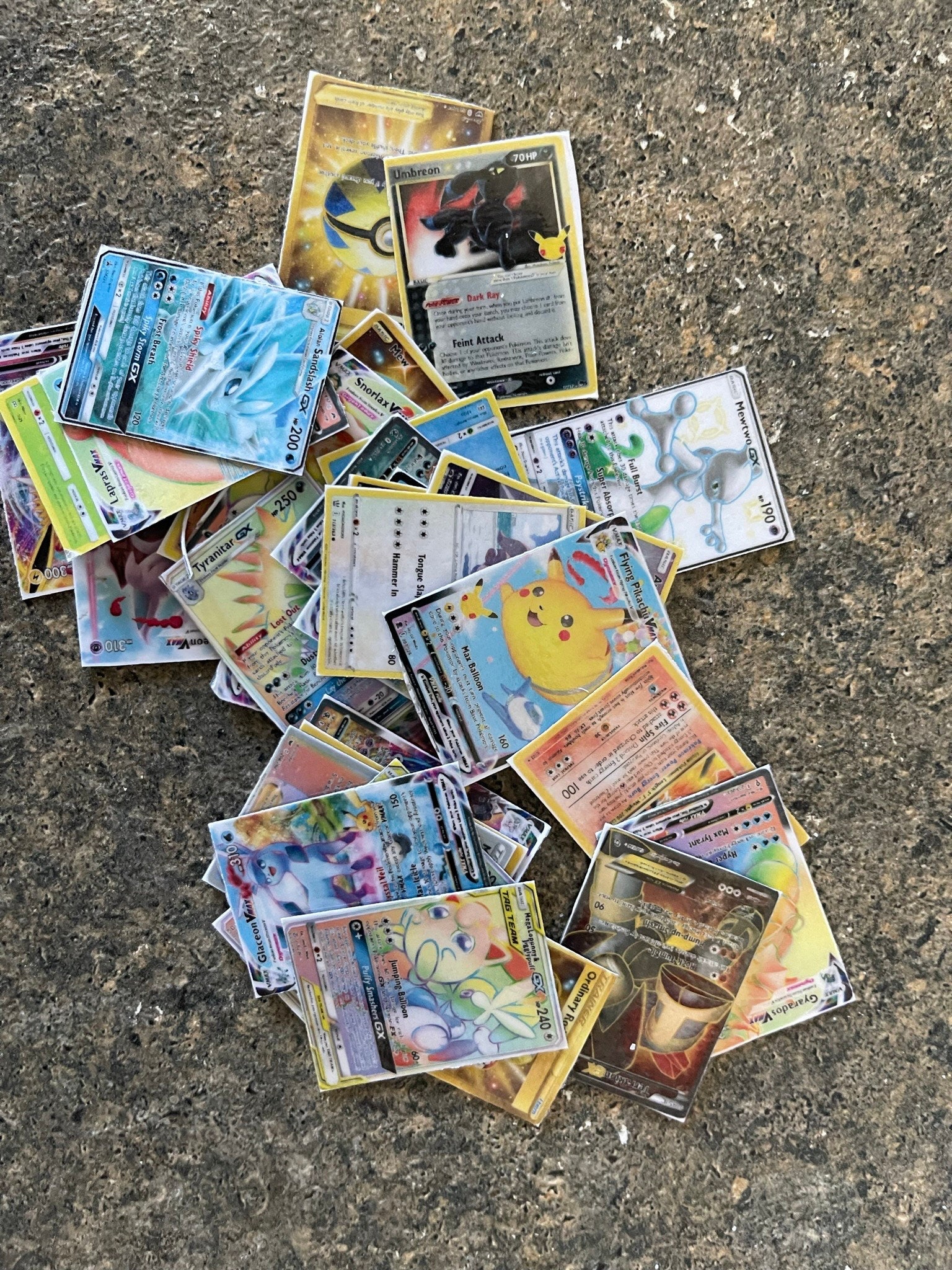 Mini Pokemon Cards - Etsy