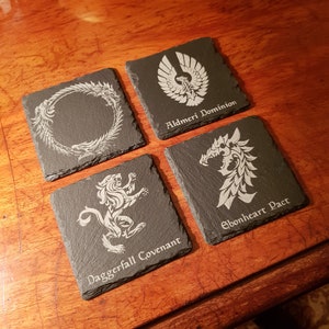 The Elder Scrolls Online Faction Banners and ESO Logo Set - 10 X 10cm ...
