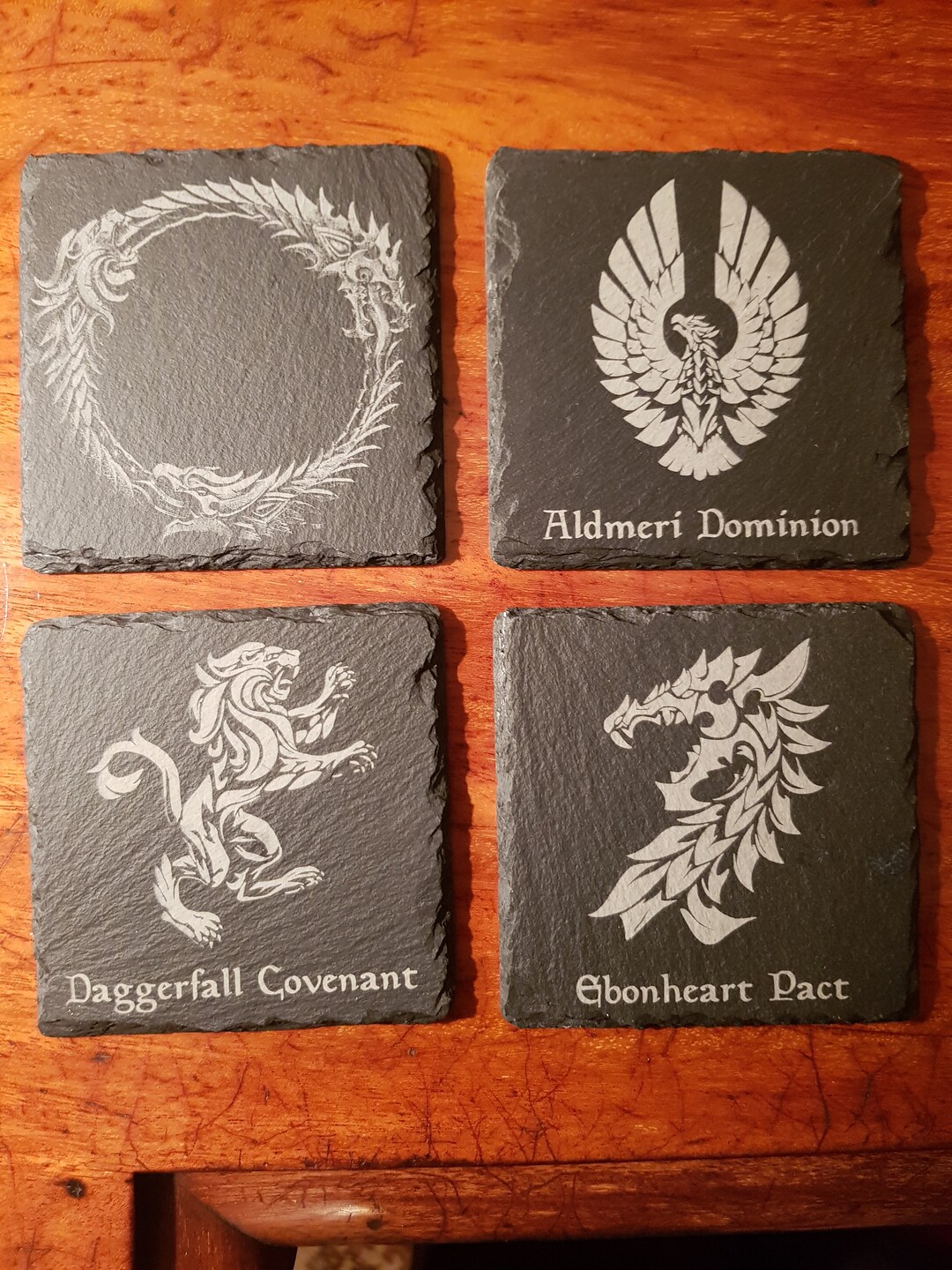 The Elder Scrolls Online Faction Banners and ESO Logo Set - 10 X 10cm ...