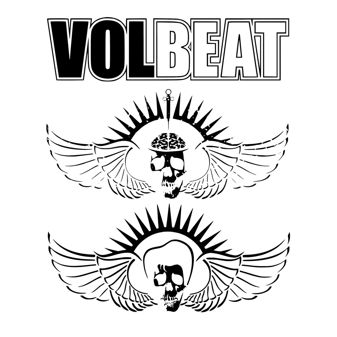 Volbeat Logos and Text SVG / Vector for Laser Etching / Engraving ...