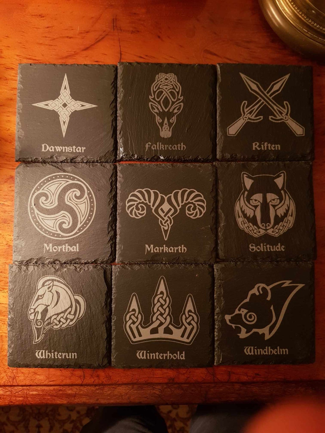 Skyrim Hold Guard Shield / Banner Coasters Choice of Designs 10 X 10cm ...
