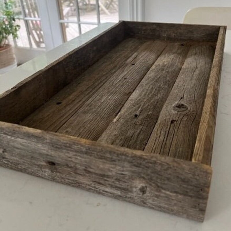Rustic Wood Tray - Etsy