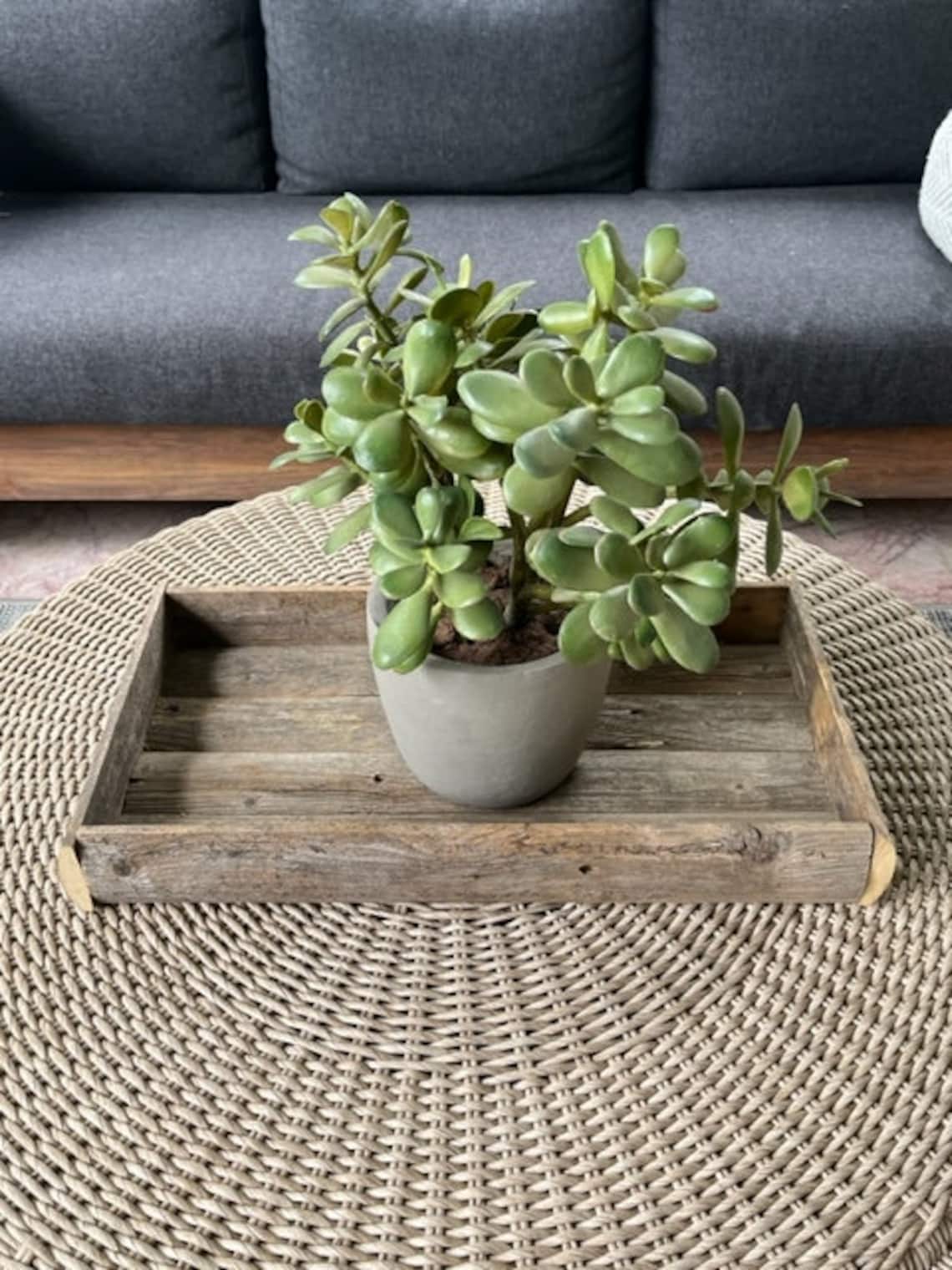 Rustic Reclaimed Wood Tray: Farmhouse Coffee Table Centerpiece - Etsy