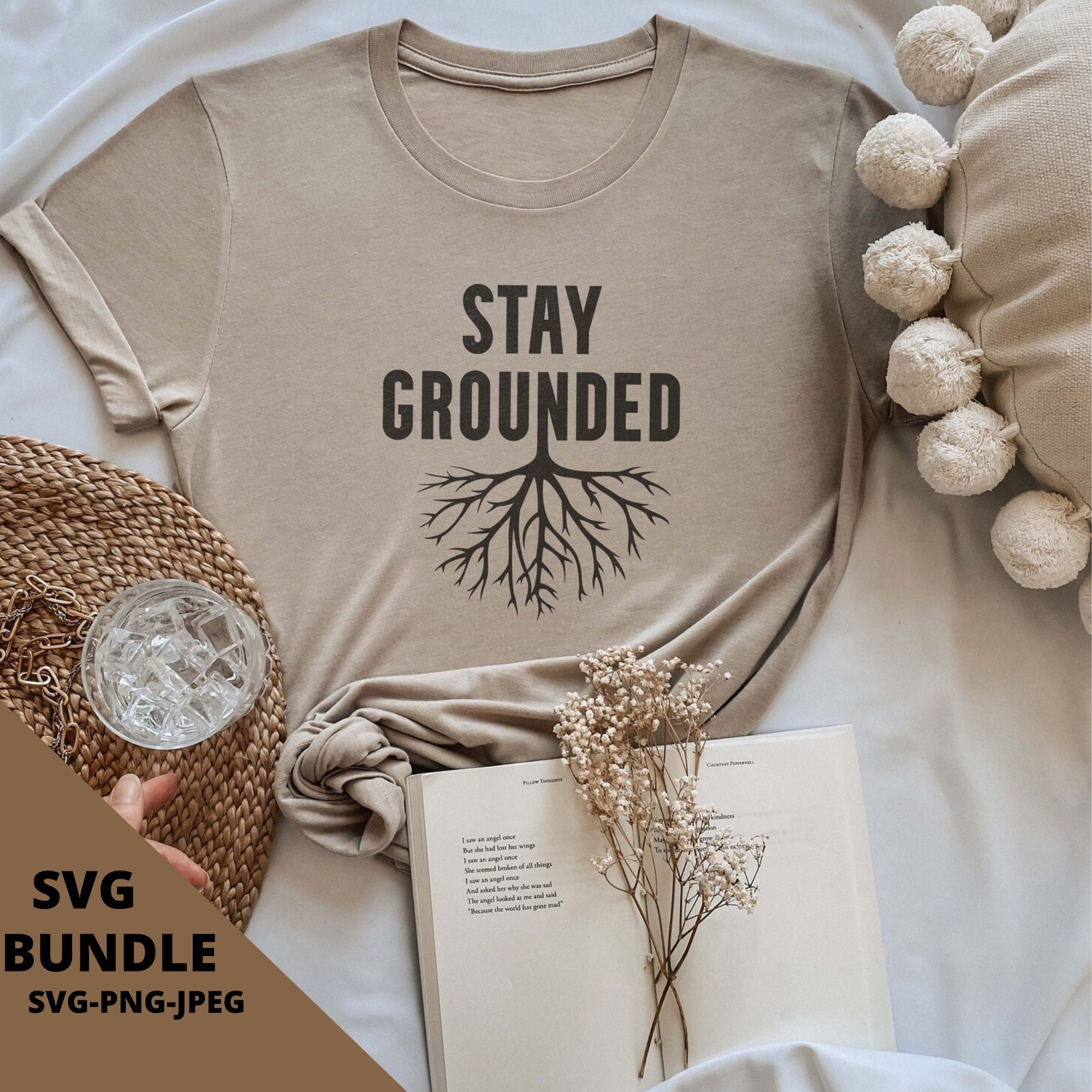 Stay Grounded SVG - Etsy