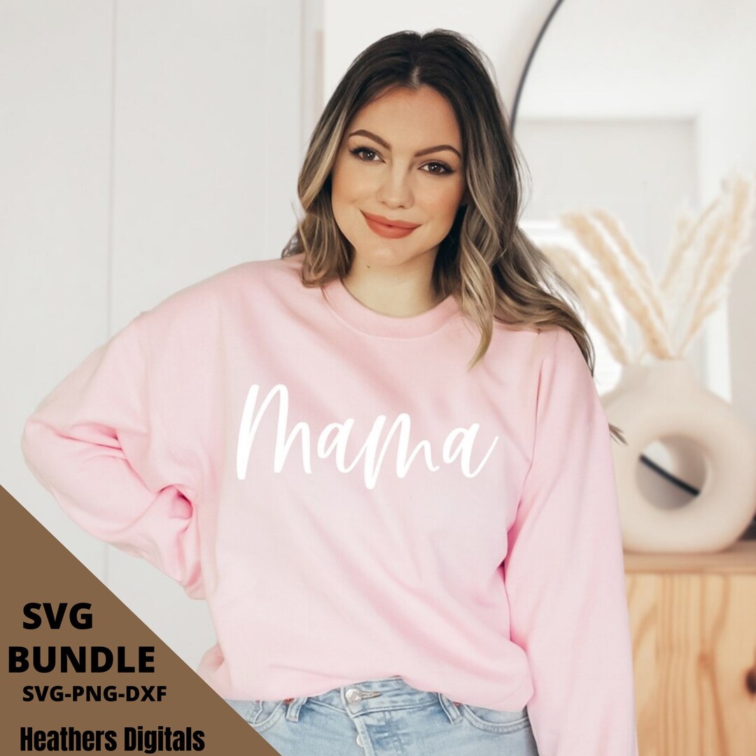 Mama File | SVG | Mama Collegiate Font Digital File | Varsity Font ...