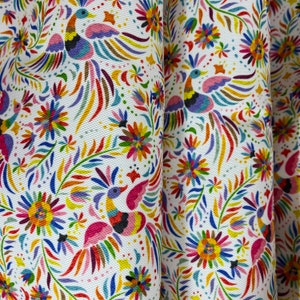 Mexican Otomi Printed, Craft Fabric, Width 55", Digital Print Fabric ...