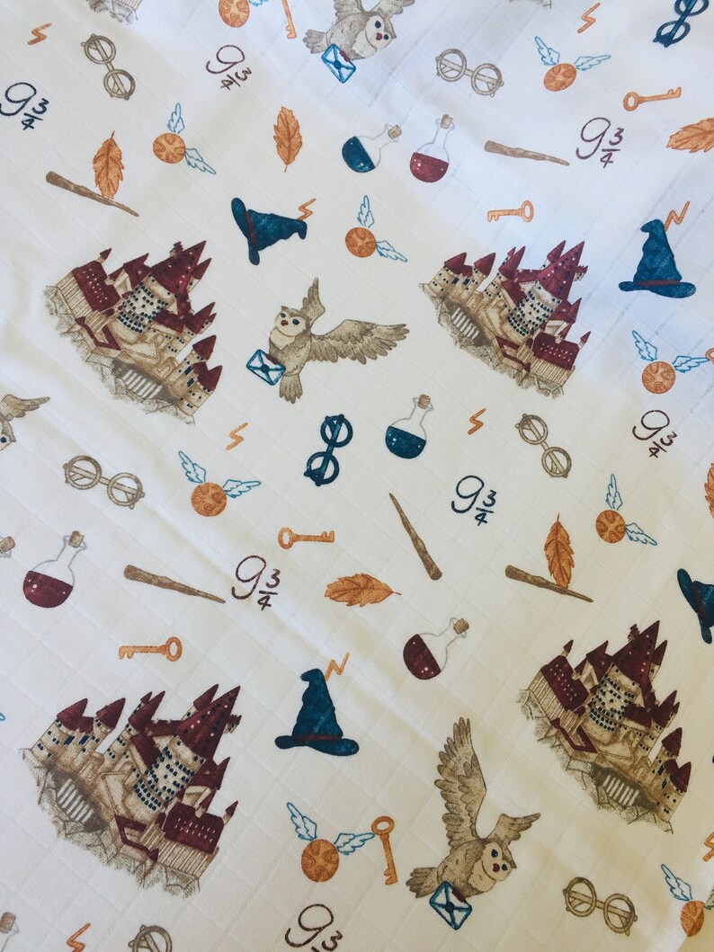 Magical Symbols Doublegauze Wide 64inc Muslin Fabric - Etsy