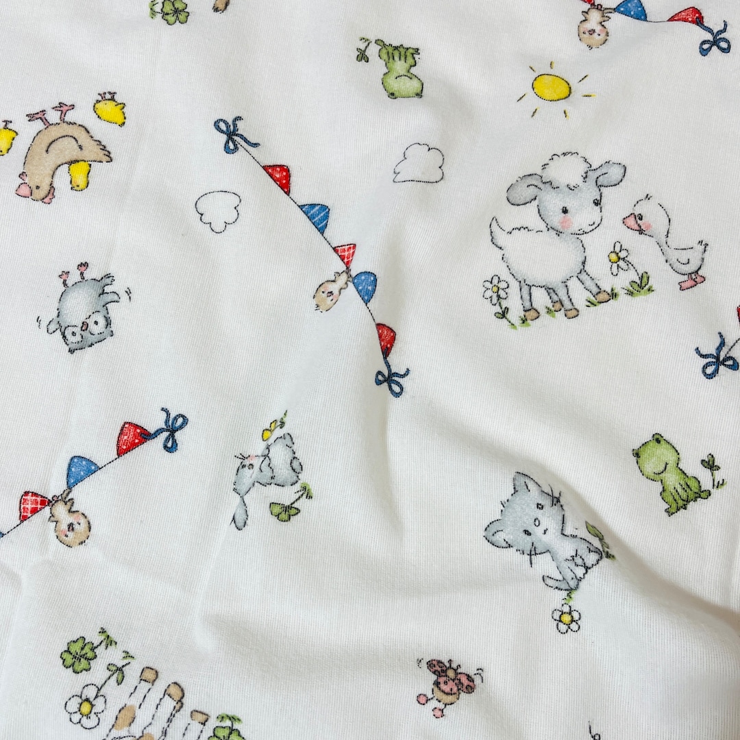 Farm Print Flannel, Wide 94 Inc, Flannel Fabric, Soft Touch, Organic ...