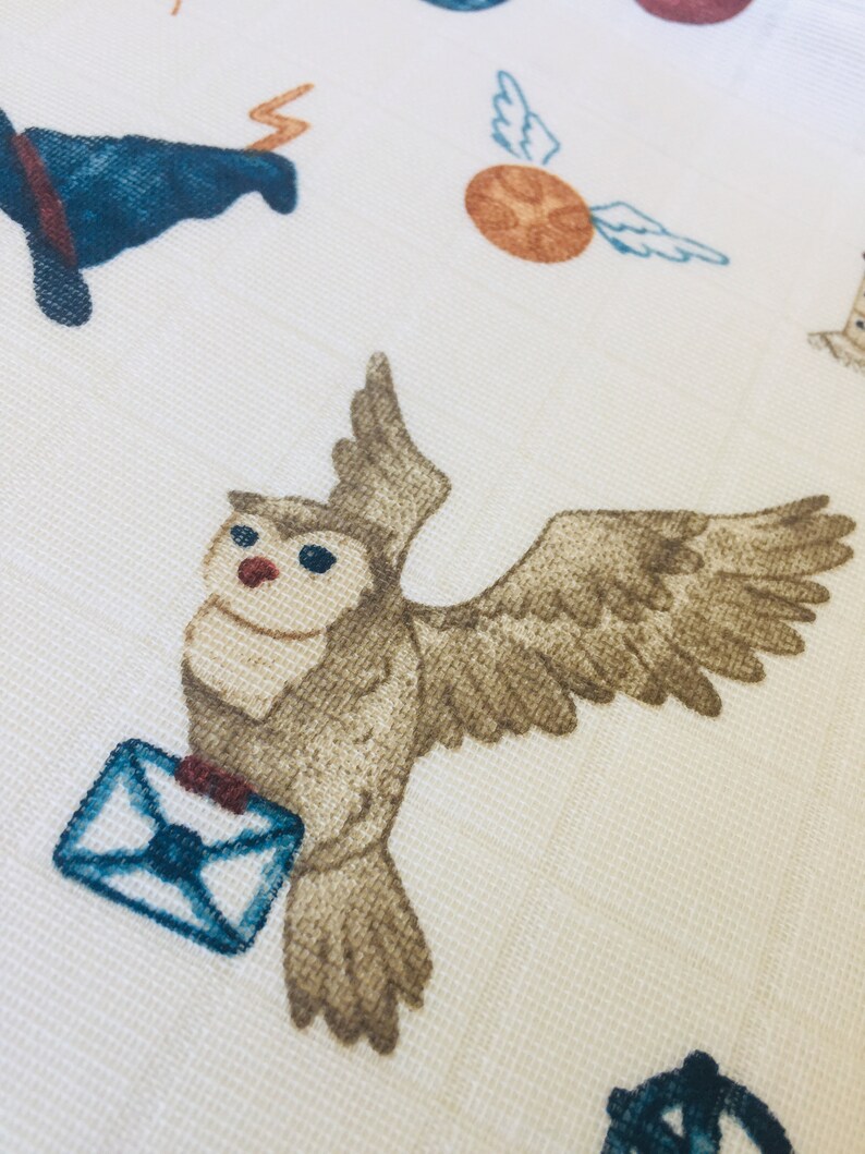 Magical Symbols Doublegauze Wide 64inc Muslin Fabric - Etsy