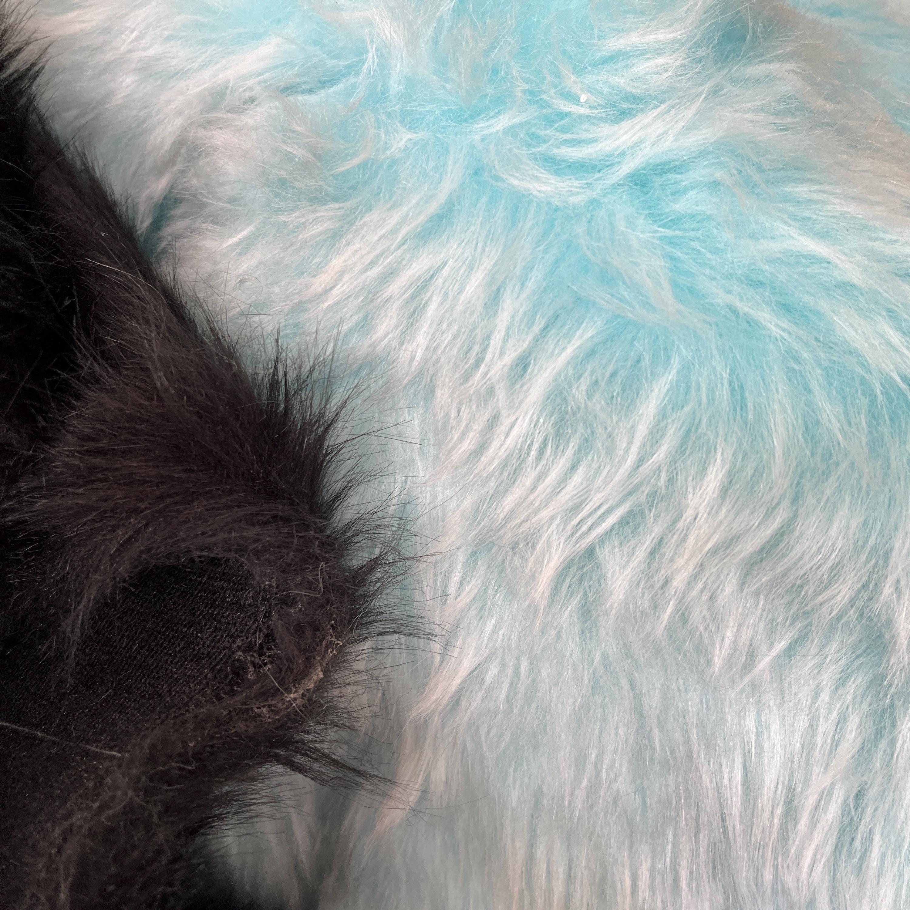 Plush Fabric, Faux Fur Wide 59", One Sided Fur Fabric, Soft Plush ...