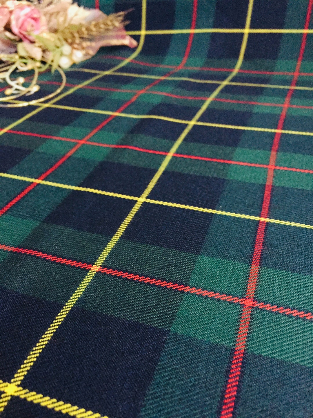 Stewart Hunting Modern Tartan, Wide 59in, Polyviscose Fabric, Jackets ...