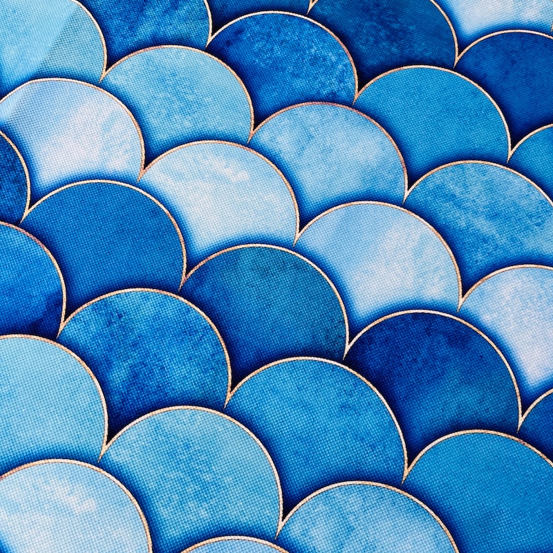 Fish Scale Fabric - Etsy