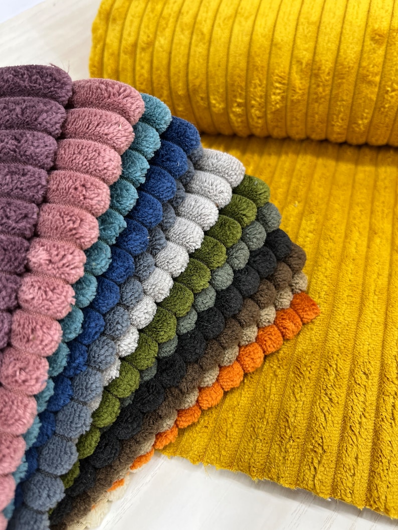 Velvet Corduroy Upholstery, Wide 55", Upholstery Woven Fabric ...