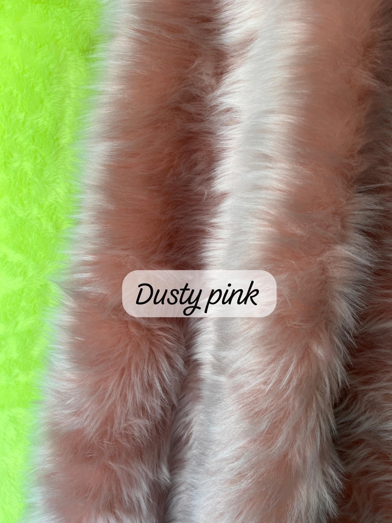 Plush Fabric, Faux Fur Wide 59", One Sided Fur Fabric, Soft Plush ...