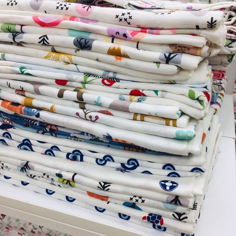 Eucalyptus Leaves Muslin Green Plants Printed on White - Etsy