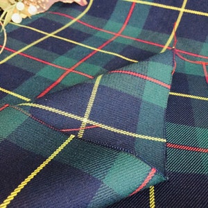 Stewart Hunting Modern Tartan, Wide 59in, Polyviscose Fabric, Jackets ...