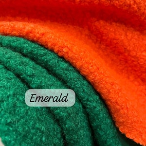 Curly Boucle Fabric, 17 Colors, Wide 59", Upholstery, Furnishing, Plush ...