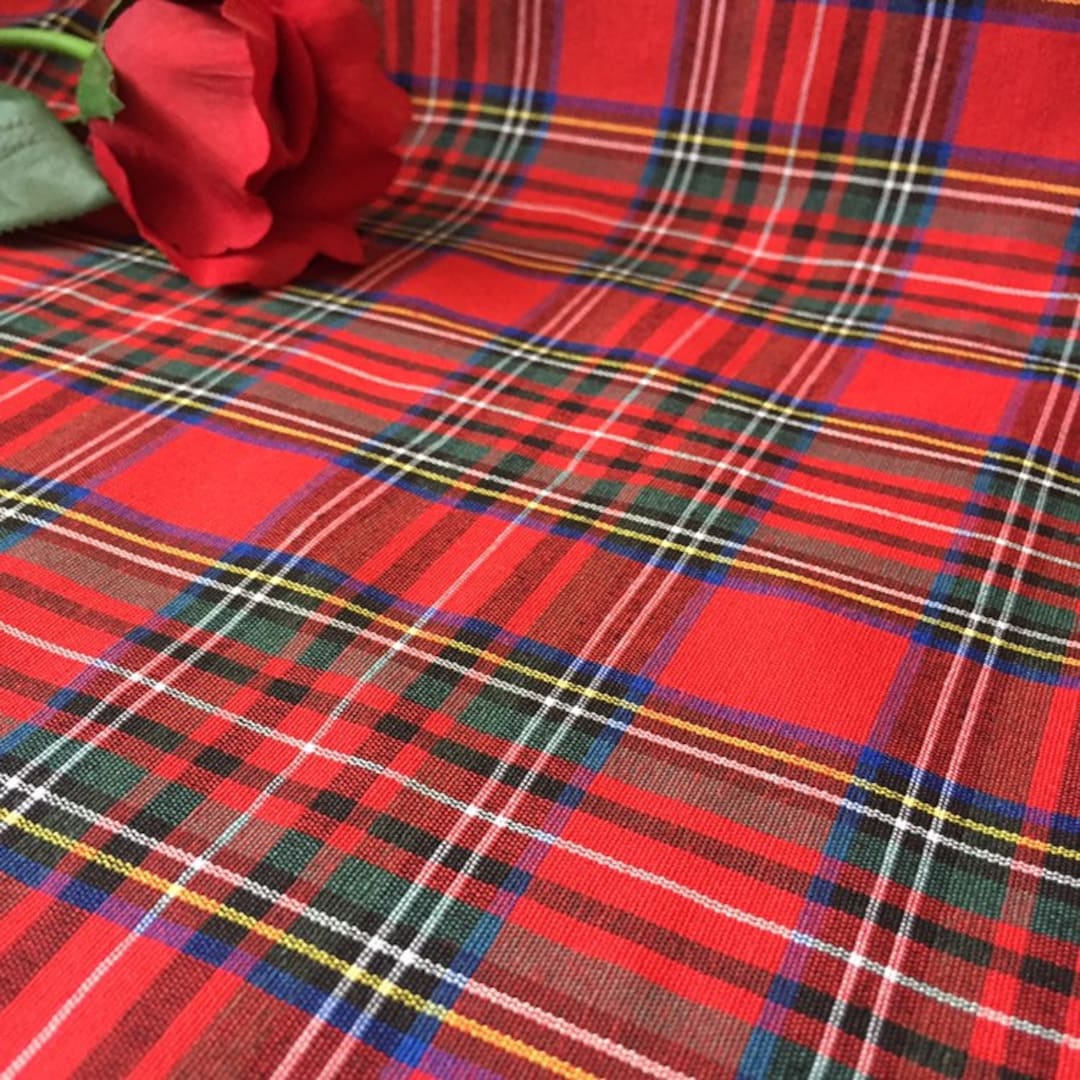Royal Stewart Tartan Wide 1.85yrd/170cm Table Cloth Craft - Etsy