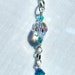 Crystal Suncatcher Aqua Blue Flower Suncatcher With AB - Etsy