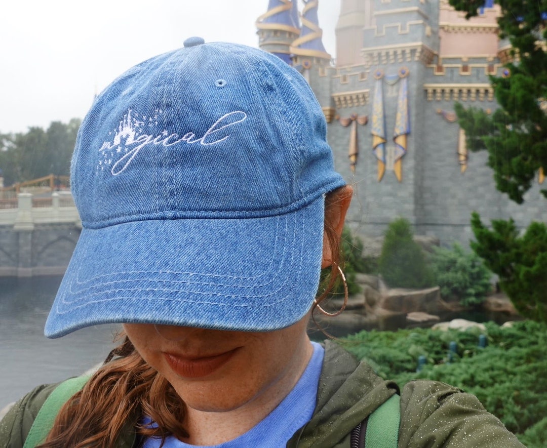 Magical Castle Denim Hat for Disney Fan Disney Inspired Cinderella ...