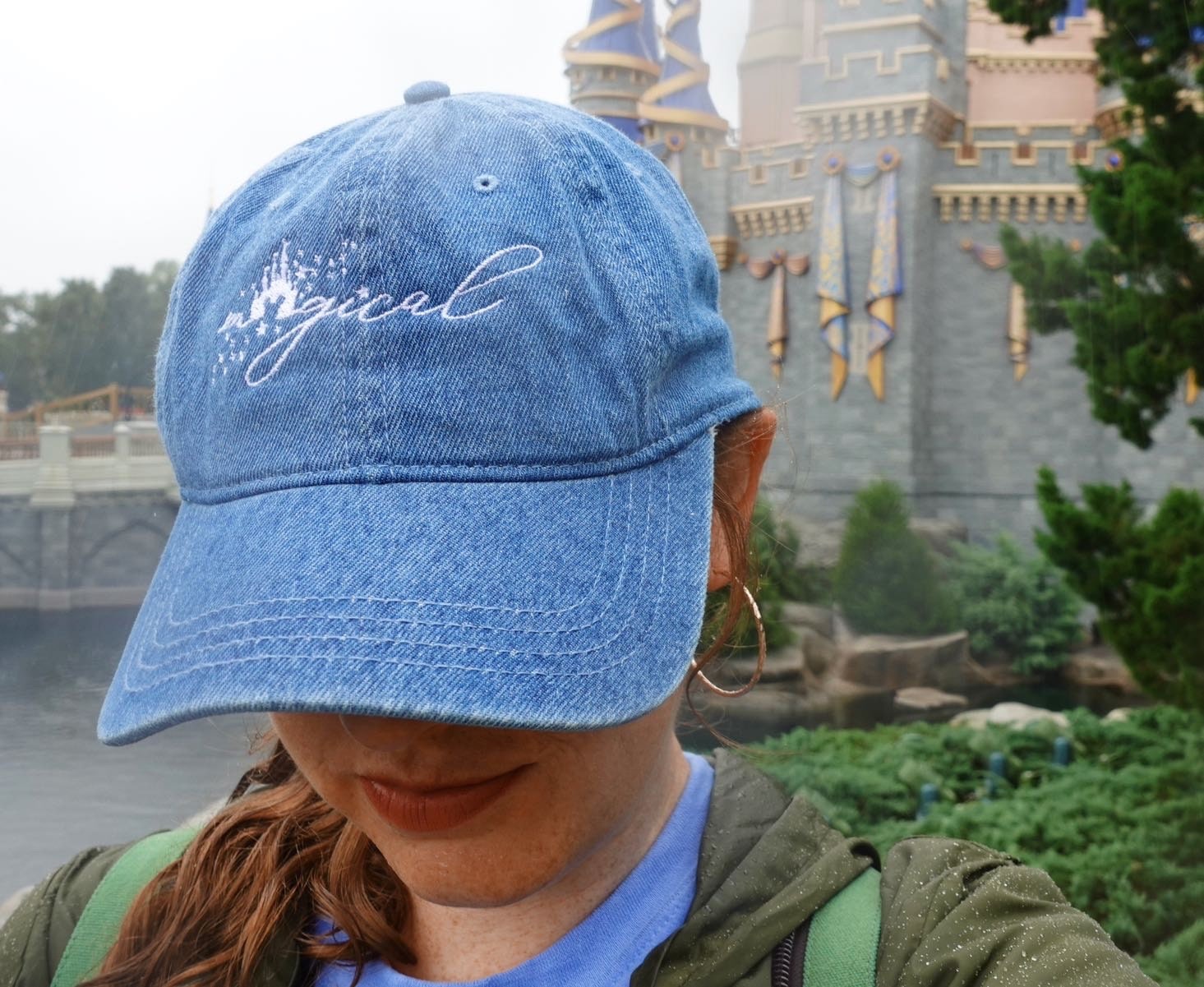 Magical Castle Denim Hat for Disney Fan Disney Inspired Cinderella ...
