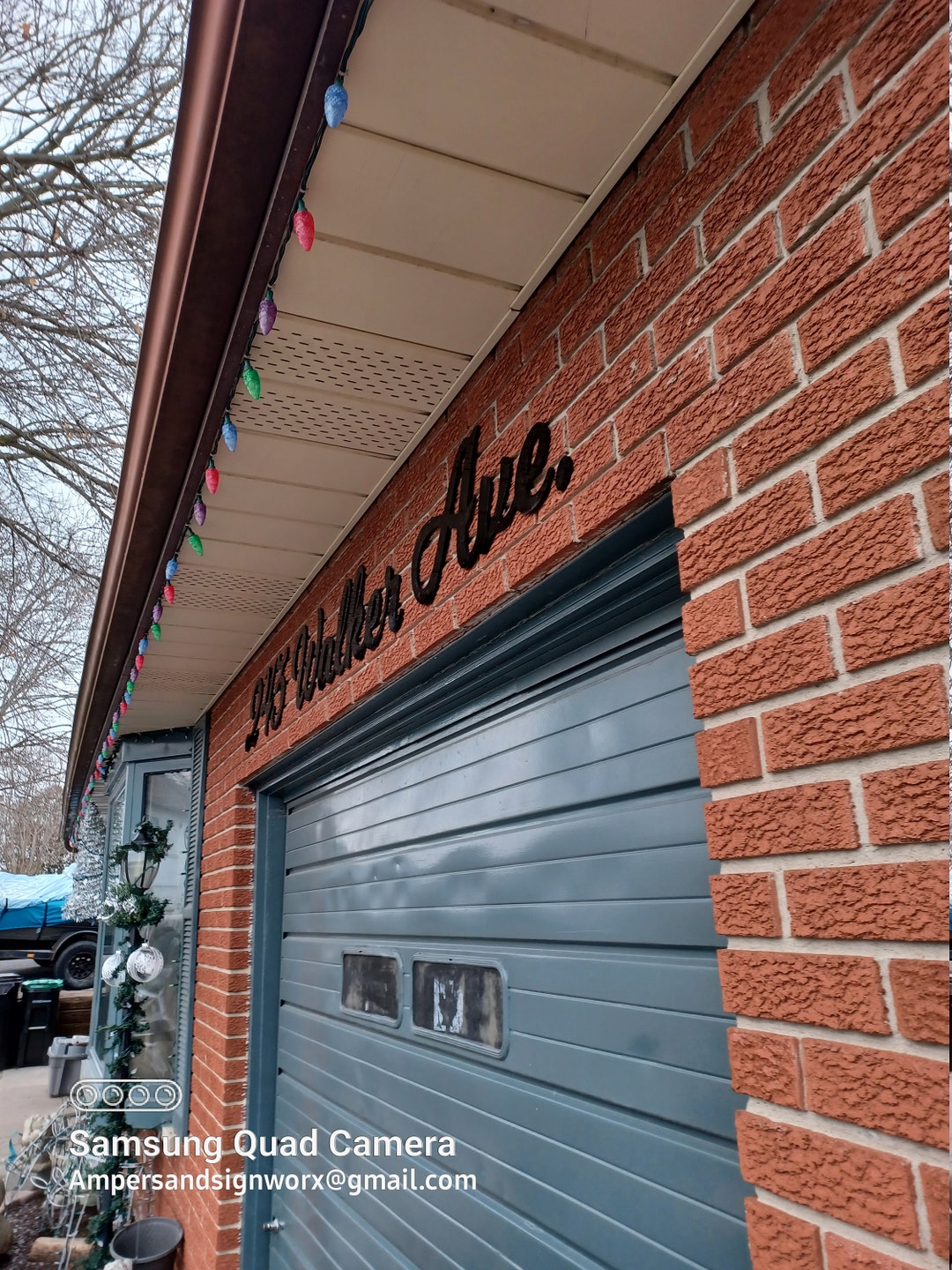 Scripted Address Signs - Etsy