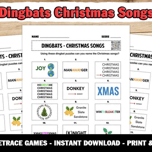 Christmas Dingbats - Etsy UK
