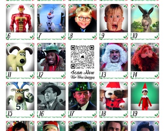Printable Christmas Character Picture Quiz Easy Level | Etsy UK