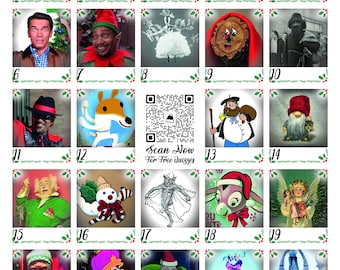 Printable Christmas Character Picture Quiz Medium Level | Etsy