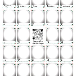 Editable Printable Christmas Quiz Template (microsoft Word) - Etsy