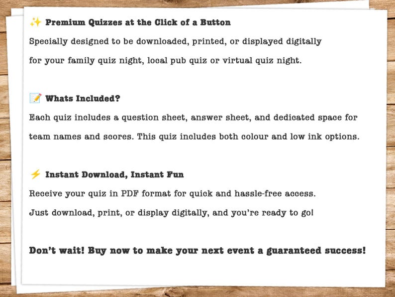 Printable Sweets Picture Quiz Easy Level - Etsy UK