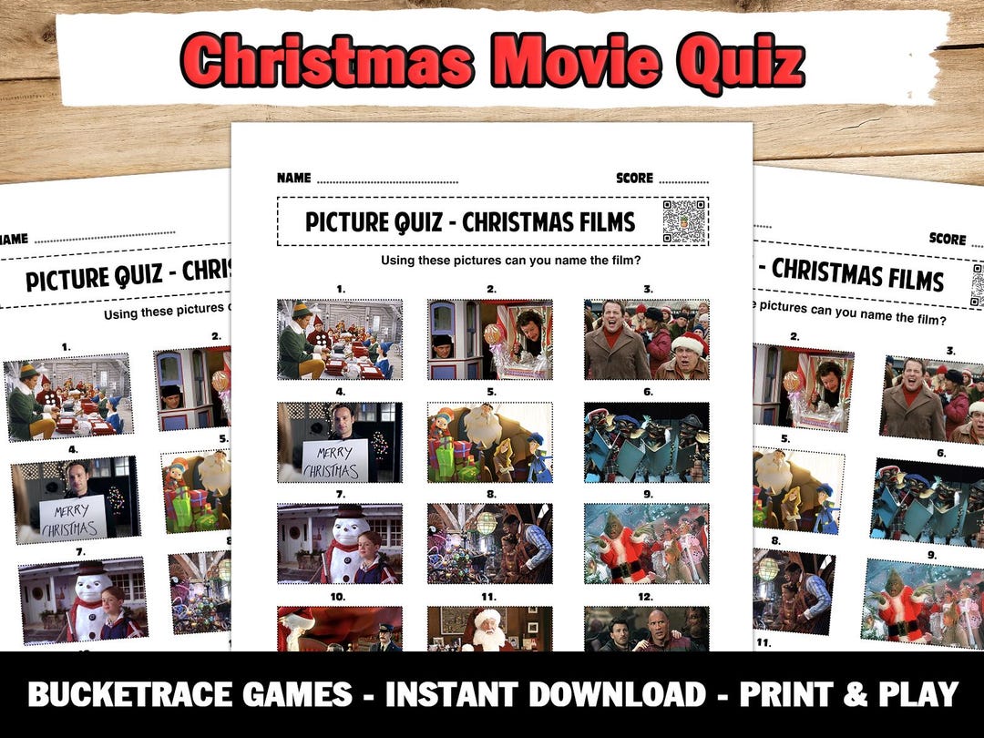 Christmas Movie Quiz - Etsy UK