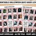 Printable Halloween Spooky Character Picture Quiz Hard Level - Etsy