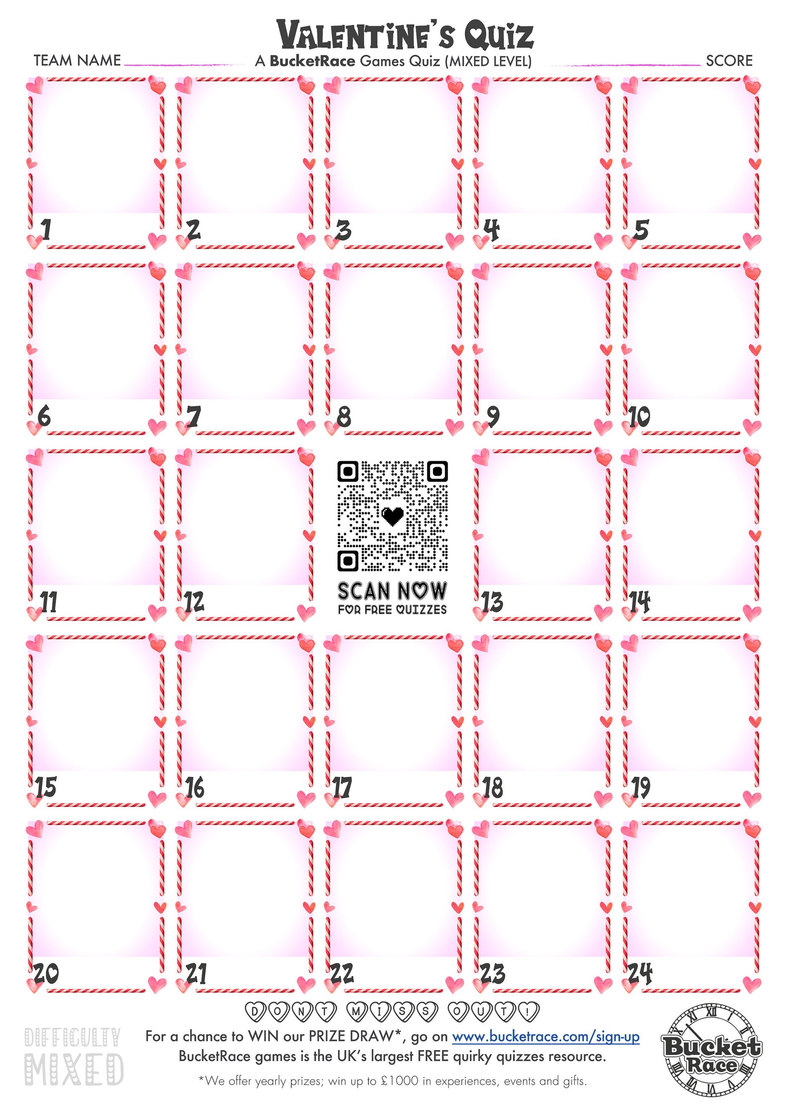 Printable Valentine's Picture Quiz Pack - Etsy