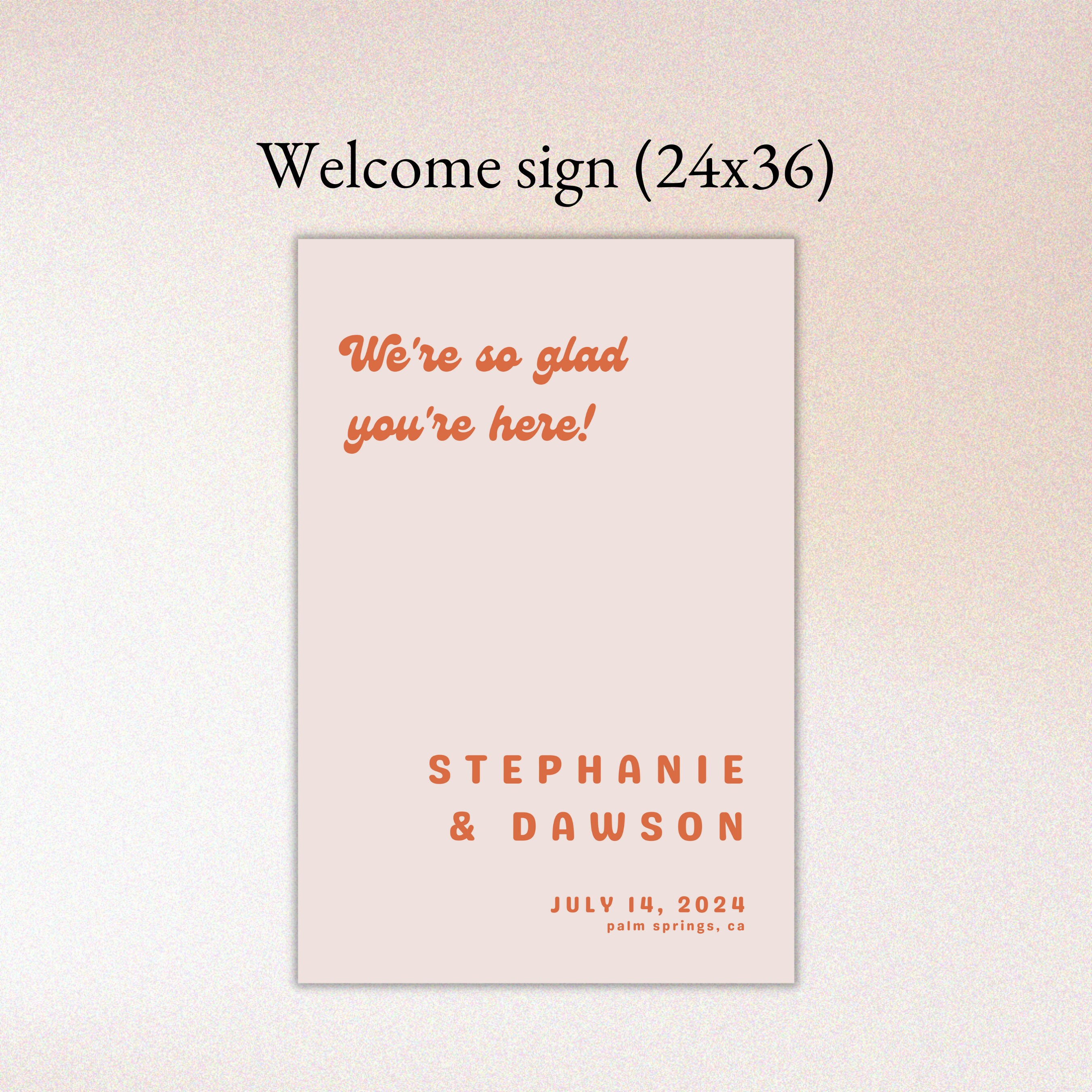 Retro Groovy Wedding Welcome Sign Disco Neon Welcome Sign - Etsy