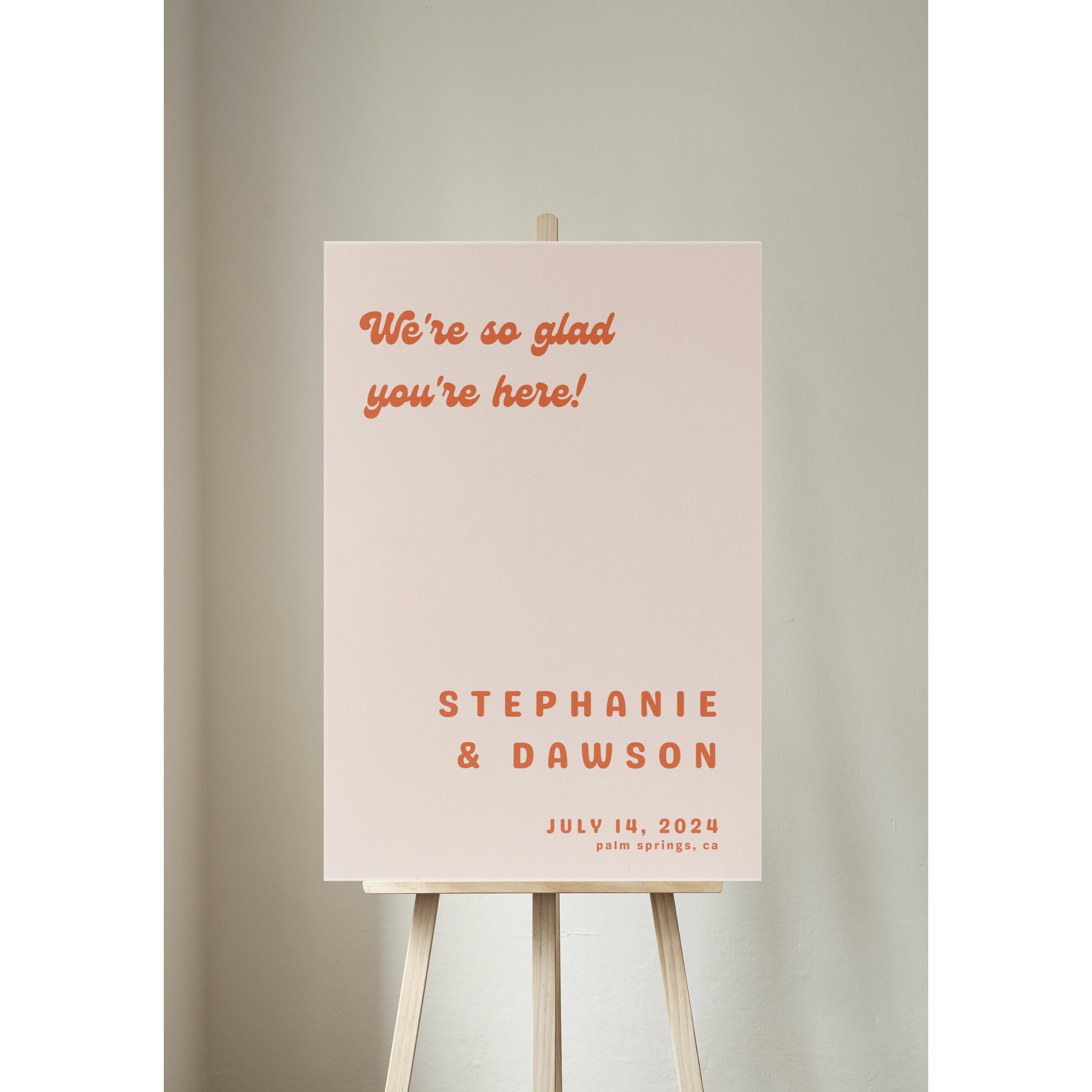 Retro Groovy Wedding Welcome Sign Disco Neon Welcome Sign - Etsy