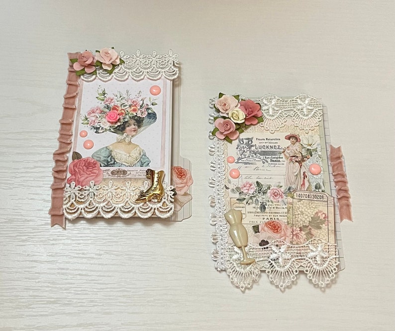 Victorian Mini File Folders - Etsy