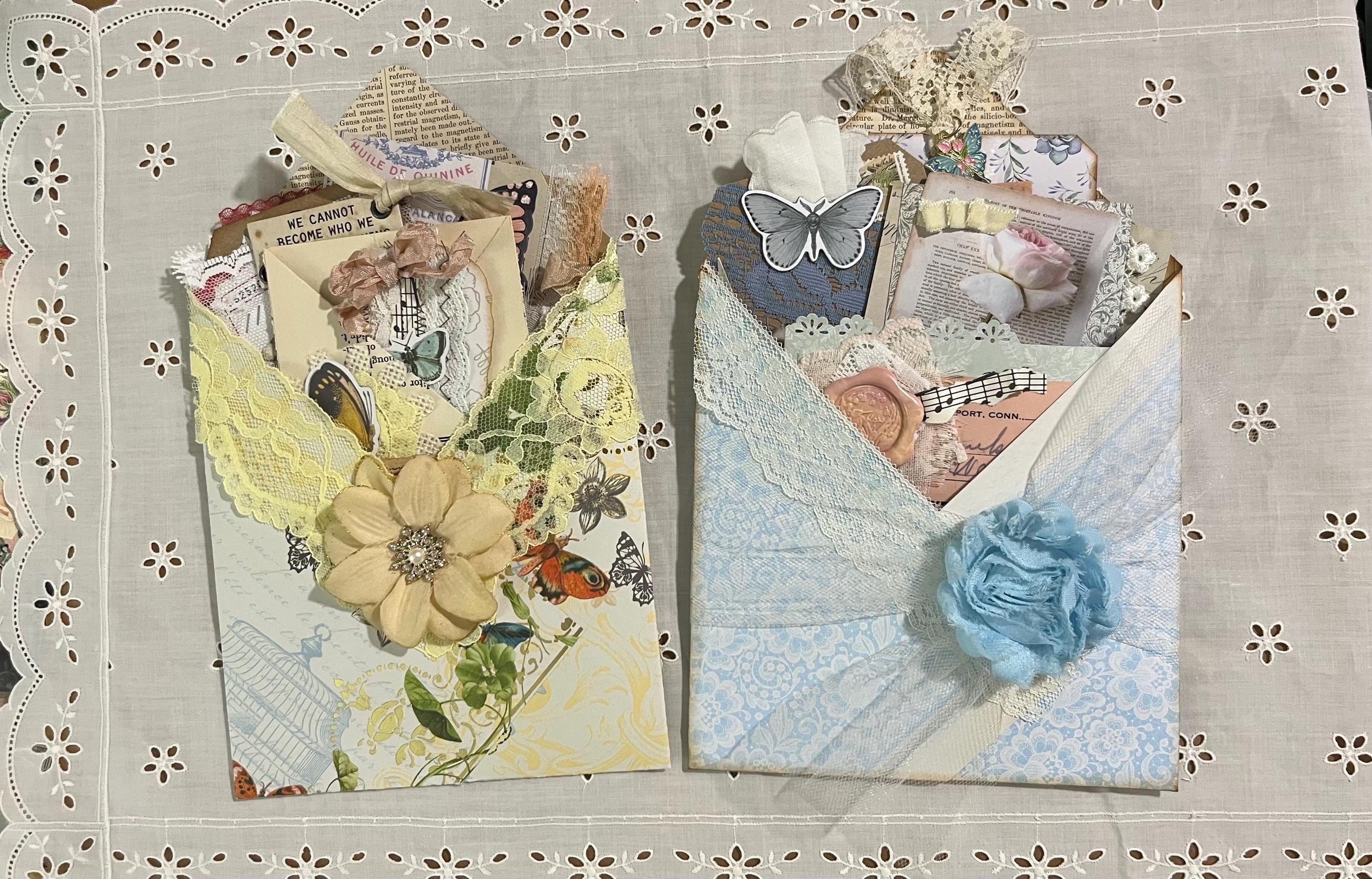 Shabby Loaded Envelopes - Etsy