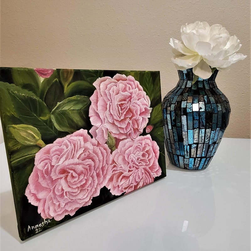 Austin Oil Painting Flowers - Etsy