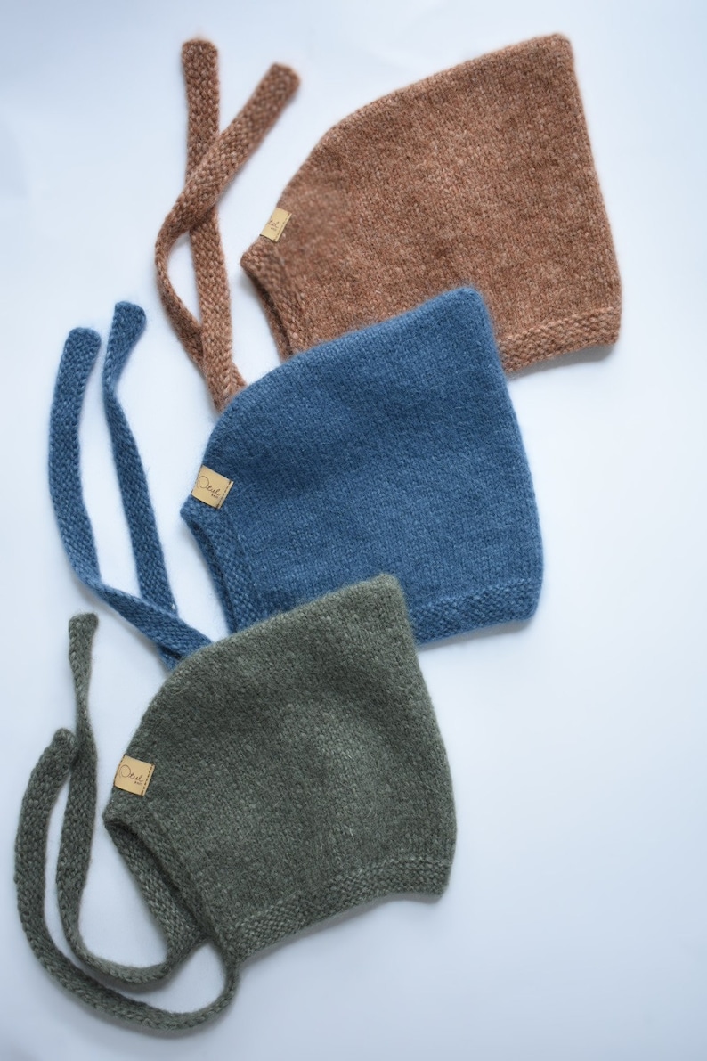 Baby Bonnet Hat Pixie,pointed Beanie With Strings,wool Pixie Hat,boy ...