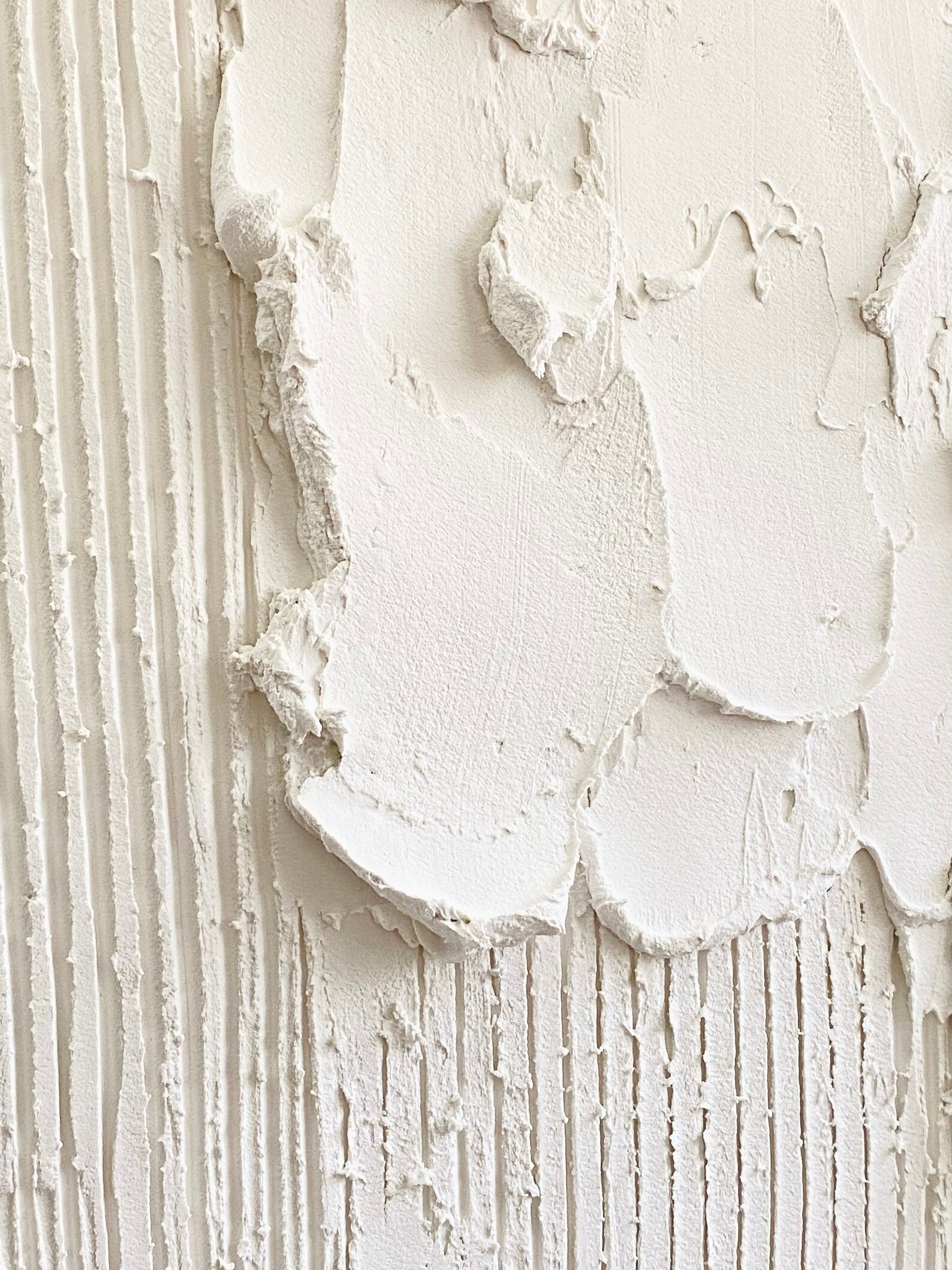 30x40 Large Textured Wall Art Beige and White Textured - Etsy