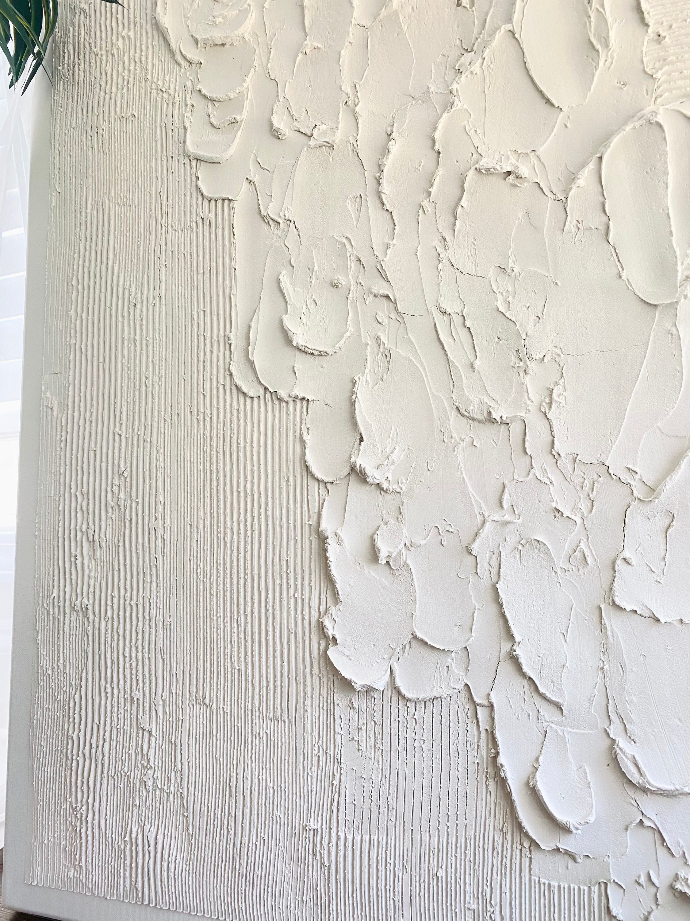 30x40 Large Textured Wall Art Beige and White Textured - Etsy