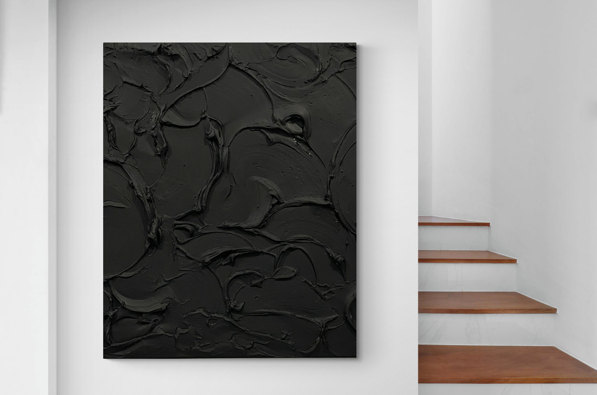 Minimalist Abstract Wall Art Painting 3D Spackle Wall Art - Etsy
