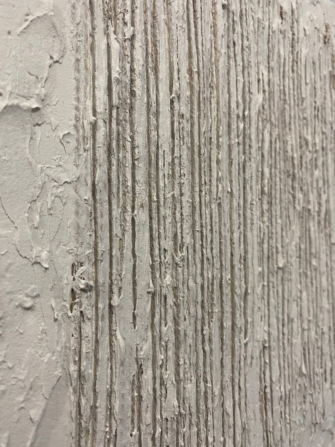 Minimalist Abstract Wall Art Painting 3D Spackle Wall Art Beige ...