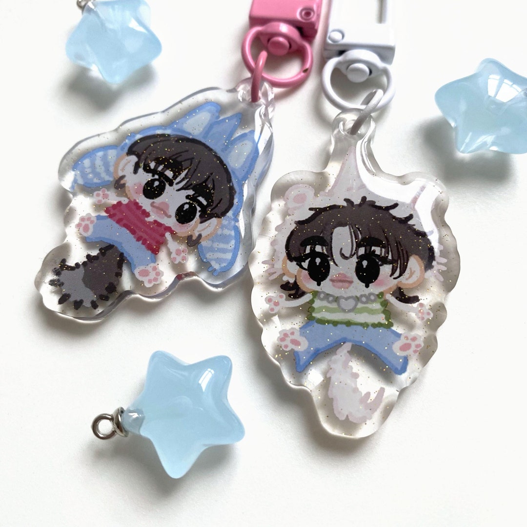 SKZ Kitty Keychains | HYUNJIN | BANGCHAN - Etsy